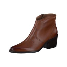 Paul Green Stiefelette »Stiefelette Glattleder« Cognac 42 42 Verschluss: Reißverschluss