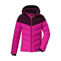 Killtec Skijacke »KSW 157 GRLS SKI QLTD JCKT« Wasserabweisende, winddichte Winterjacke mit abnehmbarer Kapuze himbeere 176 176 Junior Winterjacke...