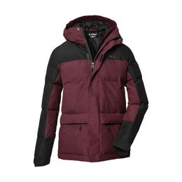 Killtec Steppjacke »KOW 156 BYS QLTD JCKT« Wasserabweisende, atmungsaktive Steppjacke mit Colourblock-Design rot 176 176 Kinder Winterjacke mit...