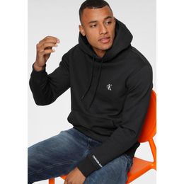 Calvin Klein Jeans Kapuzensweatshirt »CK ESSENTIAL HOODIE« mit Kängurutasche CK Black M (48/50) M (48/50) Markenstickerei auf der Brust und am Ärmel