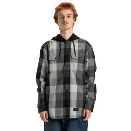 DC Shoes Langarmhemd »Ruckus« schwarz XL - XL XL XL Stoff: Baumwollflanell am Körper
