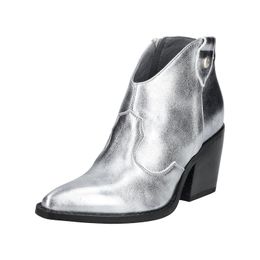Nero Giardini Bikerboots »Stiefelette Leder« Silber 36 36 Verschluss: Reißverschluss