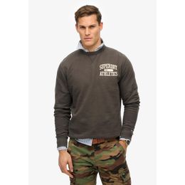Superdry Sweatshirt »ATHLETIC ESS CREW« Charcoal S S Cooles Sweat mit Rundhals von Superdry