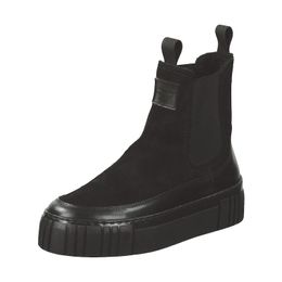 Gant Stiefelette &raquo;Stiefelette Leder/Textil&laquo; Schwarz 37 37 Absatzh&ouml;he: 3 cm