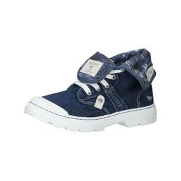 Mustang Shoes Schnürstiefelette »Stiefelette Lederimitat/Textil« Jeans 37 37 Verschluss: Schnürung