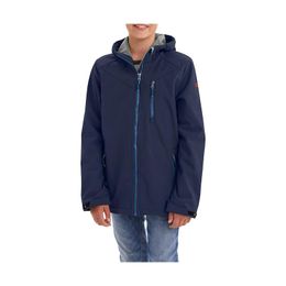 Killtec Softshelljacke »Boys Softshelljacke« Wasserabweisende Softshelljacke mit Kapuze, Fleece navy 152 152 Jungen Softshelljacke mit Kapuze