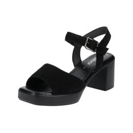 Gabor Riemchensandale »Sandalen Veloursleder« Schwarz 37 37 Absatzhöhe: 4 cm