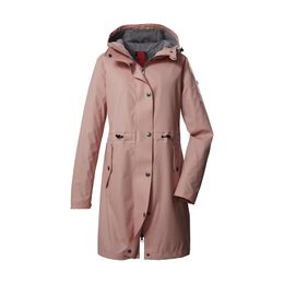 G.I.G.A. by Killtec G.I.G.A. DX BY KILLTEC Regenmantel »GS 101 WMN PRK« Wasser- und winddichter Damen Regenparka mit verstellbarer Taille rosé 38 38 wetterfester...