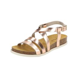 Kickers Riemchensandale »Sandalen Leder« Metallic Rose 40 40 Verschluss: Schließe