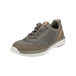 Clarks Sneaker »Sneaker Lederimitat/Textil« Stone 47 47 Verschluss: Schnürung