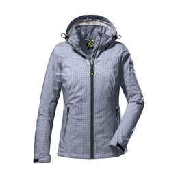 Killtec Softshelljacke &raquo;KOS 103 WMN SFTSHLL JCKT&laquo; Wasserabweisende, atmungsaktive Softshelljacke mit abnehmbarer Kapuze navy 44 44 Damen...