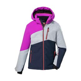 Killtec Skijacke »KSW 166 GRLS SKI JCKT« Atmungsaktive, wasser- und winddichte Skijacke mit abnehmbarer Kapuze orchidee 128 128 Mädchen Skijacke...