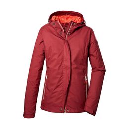 Killtec Outdoorjacke &raquo;KOS 68 WMN JCKT&laquo; Wasserdichte, atmungsaktive Jacke mit fluorfreier Impr&auml;gnierung weinrot 36 36 Damen Funktionsjacke mit Kapuze
