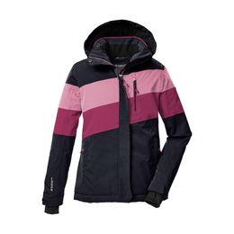 Killtec Skijacke »KSW 197 GRLS SKI JCKT« Wasserdicht, atmungsaktiv, verstellbare Kapuze, viele Taschen schwarz 152 152 Mädchen Skijacke mit...