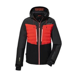 Killtec Skijacke »KSW 56 MN SKI JCKT« Atmungsaktive, wasserabweisende Skijacke mit Hybridoptik und Taschen schwarz L L Skijacke mit abzippbarer...