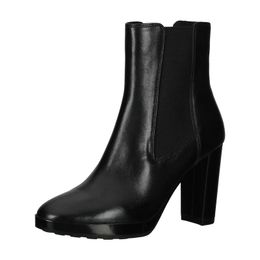 Geox High-Heel-Stiefelette »Stiefelette Leder/Textil« Schwarz 37 37 Verschluss: Schlupfschuh