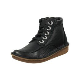 Clarks Schnürstiefelette »Stiefelette Leder« Black 37,5 37,5 Verschluss: Schnürung