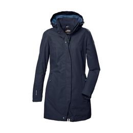 Killtec Parka »KOS 44 WMN PRK« Wasserdichte, atmungsaktive Damenjacke mit abnehmbarer Kapuze navy 38 38 Damen Funktionsjacke mit abzippbarer Kapuze