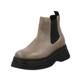 Steve Madden Stiefelette »Stiefelette Leder/Textil« Beige 40 40 Verschluss: Schlupfschuh