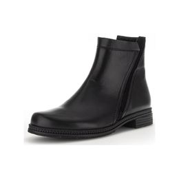 Gabor Stiefelette &raquo;Stiefelette Leder/Textil&laquo; Schwarz 37,5 37,5 Verschluss: Rei&szlig;verschluss