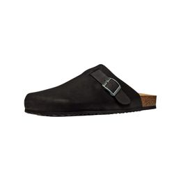 Geox Herren Pantolette &raquo; Pantoletten Nubukleder&laquo; schwarz 44
