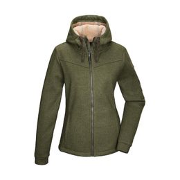 G.I.G.A. by Killtec G.I.G.A. DX BY KILLTEC Fleecejacke &raquo;GW 38 WMN KNTFLC JCKT&laquo; Strickfleecejacke mit Teddyfutter, verstellbarer Kapuze, Kinnschutz olivgr&uuml;n 40 40 Damen...