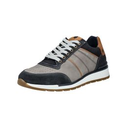 Bullboxer Sneaker »Sneaker Leder/Textil« Navy/Grau 42 42 Verschluss: Schnürung