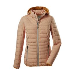 G.I.G.A. by Killtec G.I.G.A. DX BY KILLTEC Steppjacke »Uyaka Stripe« Leichte, warme Steppjacke mit abnehmbarer Kapuze und Zipper-Taschen apricot 38 38 Damen...