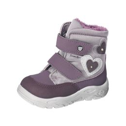 Pepino Stiefelette &raquo;Stiefelette Lederimitat&laquo; Purple 24 24 Verschluss: Klettverschluss