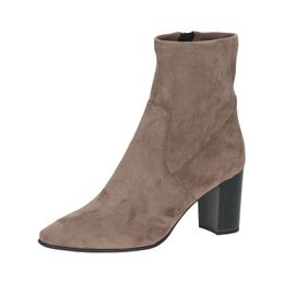 Caprice Stiefelette »Stiefelette Lederimitat« Taupe 37 37 Verschluss: Reißverschluss
