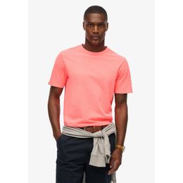 Superdry Rundhalsshirt »CLASSIC ESSENTIAL TEE« Washed Fiery Coral M M Cooles Shirt von Superdry