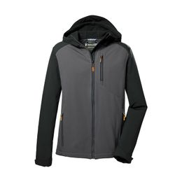 Killtec Herren Softshelljacke &raquo;KOS 265 MN SFTSHLL JCKT&laquo; Softshelljacke: wasser- und windabweisend, verstellbar, reflektierend schwarz L