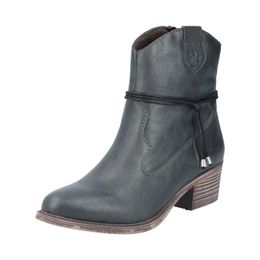Rieker Bikerboots &raquo;Stiefelette Lederimitat&laquo; Blau 39 39 Verschluss: Rei&szlig;verschluss