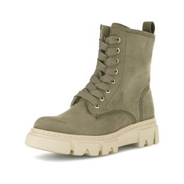 Gabor Schnürstiefelette »Stiefelette Nubukleder« Olive 42 42 Verschluss: Schnürung