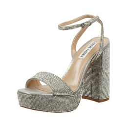 Steve Madden High-Heel-Sandalette »Sandalen Textil« Silber 39 39 Verschluss: Schließe
