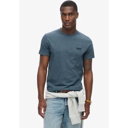 Superdry Rundhalsshirt »ESSENTIAL LOGO EMB TEE« Scorched Teal Grit M M Cooles Shirt von Superdry