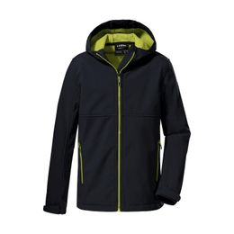 Killtec Softshelljacke &raquo;KOW 202 BYS SFTSHLL JCKT&laquo; Wind- und wasserabweisende Softshelljacke mit 10.000 mm Wassers&auml;ule navy 128 128 Kinder...
