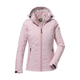 Killtec Softshelljacke &raquo;KOS 103 WMN SFTSHLL JCKT&laquo; Wasserabweisende, atmungsaktive Softshelljacke mit abnehmbarer Kapuze altrosa 38 38 Damen...