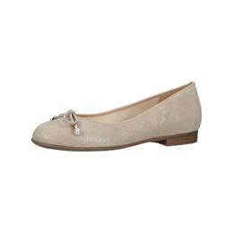 Ara Ballerina &raquo;Ballerinas Veloursleder&laquo; Sand 39 39 Verschluss: Schlupfschuh