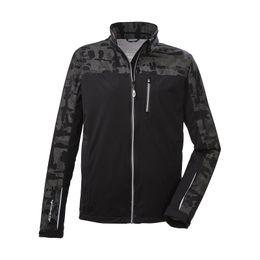 Killtec Softshelljacke &raquo;KOS 31 MN SFTSHLL JCKT&laquo; Wasser- und windabweisend, reflektierende Details, packbar schwarz S S Softshelljacke mit...