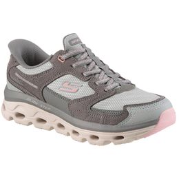 Skechers Slip-On Sneaker »GLIDE-STEP SOLE-PARADISE VALLEY« Freizeitschuh, Schnürschuh mit elastischen Schnürsenkeln grau-rosa 39 39 Skechers...