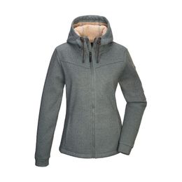 G.I.G.A. by Killtec G.I.G.A. DX BY KILLTEC Fleecejacke &raquo;GW 38 WMN KNTFLC JCKT&laquo; Strickfleecejacke mit Teddyfutter, verstellbarer Kapuze, Kinnschutz gr&uuml;n 44 44 Damen...