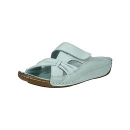 Andrea Conti Pantolette »Pantoletten Leder« Aqua 36 36 Verschluss: Schlupfschuh