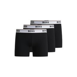 BOSS Langer Boxer »Brief 3 PACK« mit farblich passendem Webbund Open_Miscellaneous994 4XL (60) 4XL (60) Boxershorts mit längerem Bein im Dreierpack