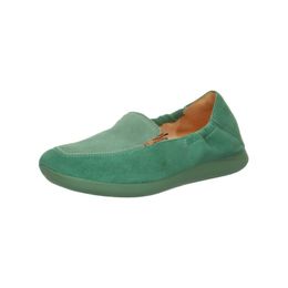 Think! Slipper »Slipper Veloursleder« Türkis 39,5 39,5 Verschluss: Schlupfschuh