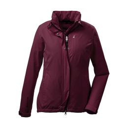 Killtec Outdoorjacke »KOS 25 WMN JCKT« Leichte, wasserdichte, atmungsaktive Funktionsjacke mit Reflexionen dunkelrosé 46 46 Funktionsjacke mit...