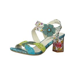 Laura Vita Riemchensandale »Sandalen Leder« Mehrfarbig 41 41 Verschluss: Klettverschluss