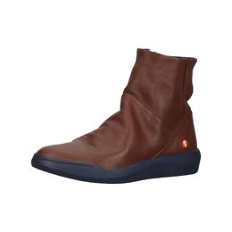 Softinos Stiefelette »Stiefelette Leder« Cognac 37 37 Verschluss: Reißverschluss
