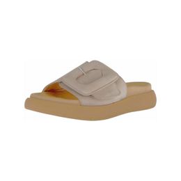 Gabor Pantolette &raquo;Pantoletten Leder&laquo; Beige 44 44 Verschluss: Klettverschluss