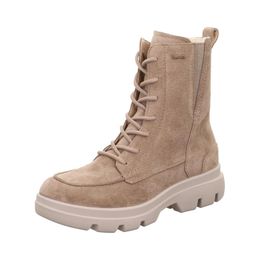 Legero Schnürstiefelette »Stiefelette Veloursleder« Beige 36 36 Verschluss: Schnürung